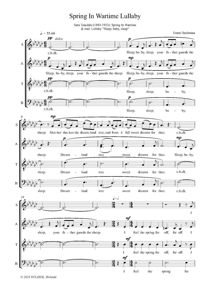 Spring in Wartime Lullaby - Sulasol